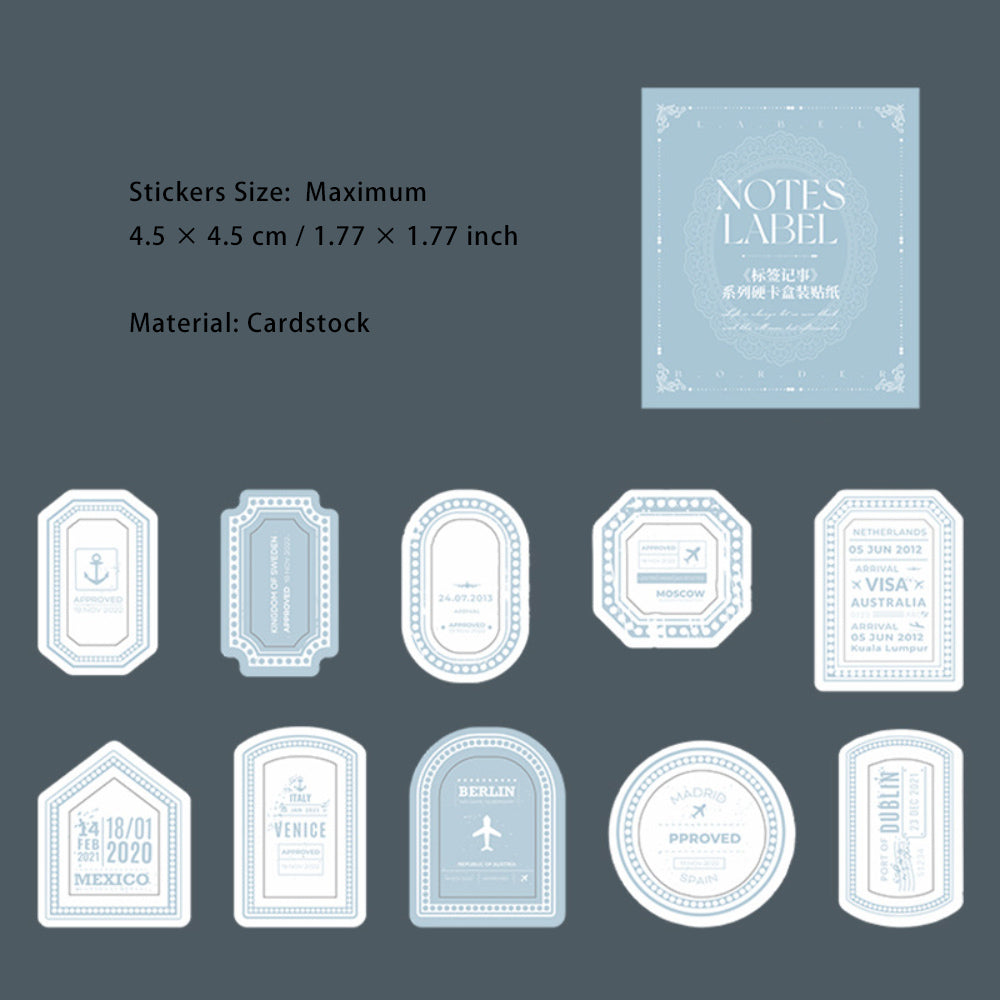 Obujo 20 Pcs Label Theme Cardstock Paper BQJS are perfect for ...