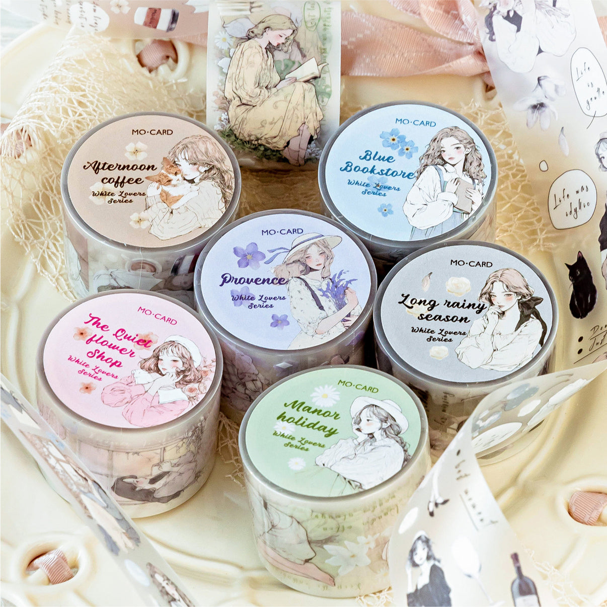 Obujo 1 Roll Fashion Girl PET Tape BSLR are perfect for scrapbooking ...