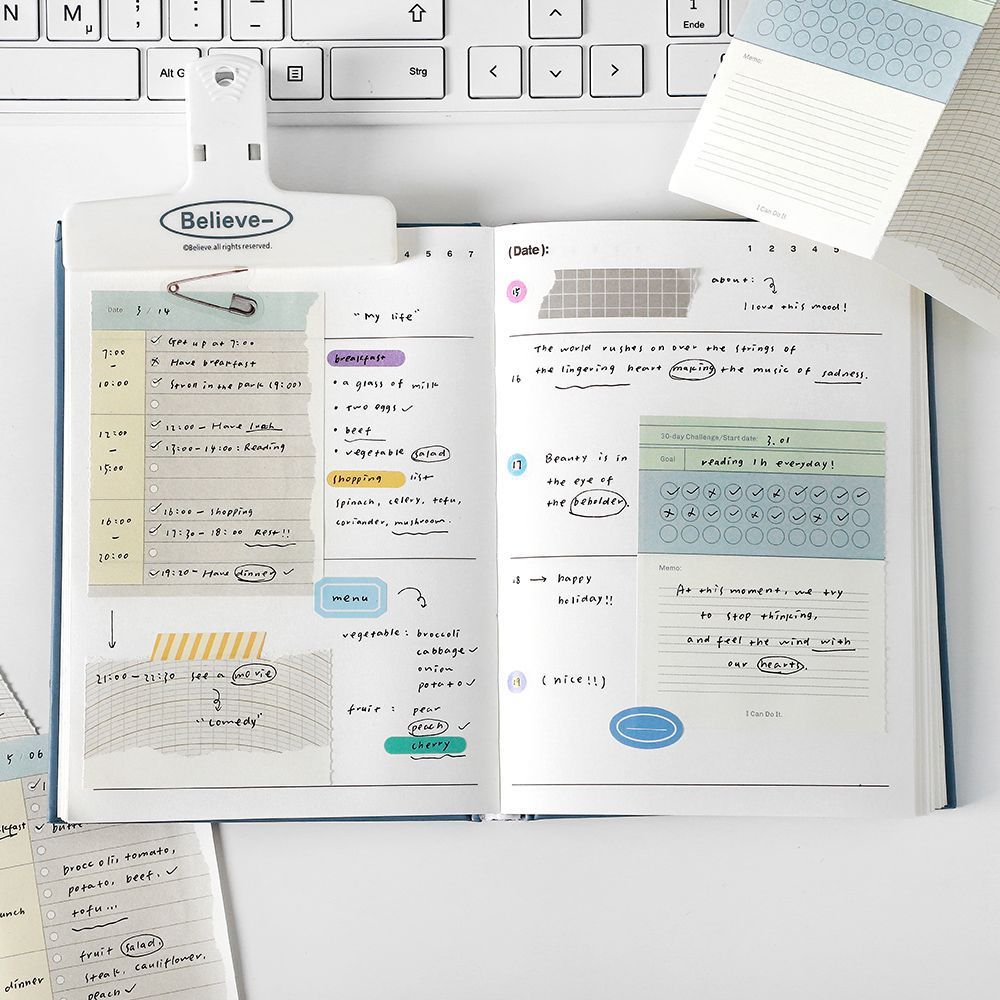 Obujo 80 Pcs Creative Notepad PFJL are perfect for scrapbooking, junk ...