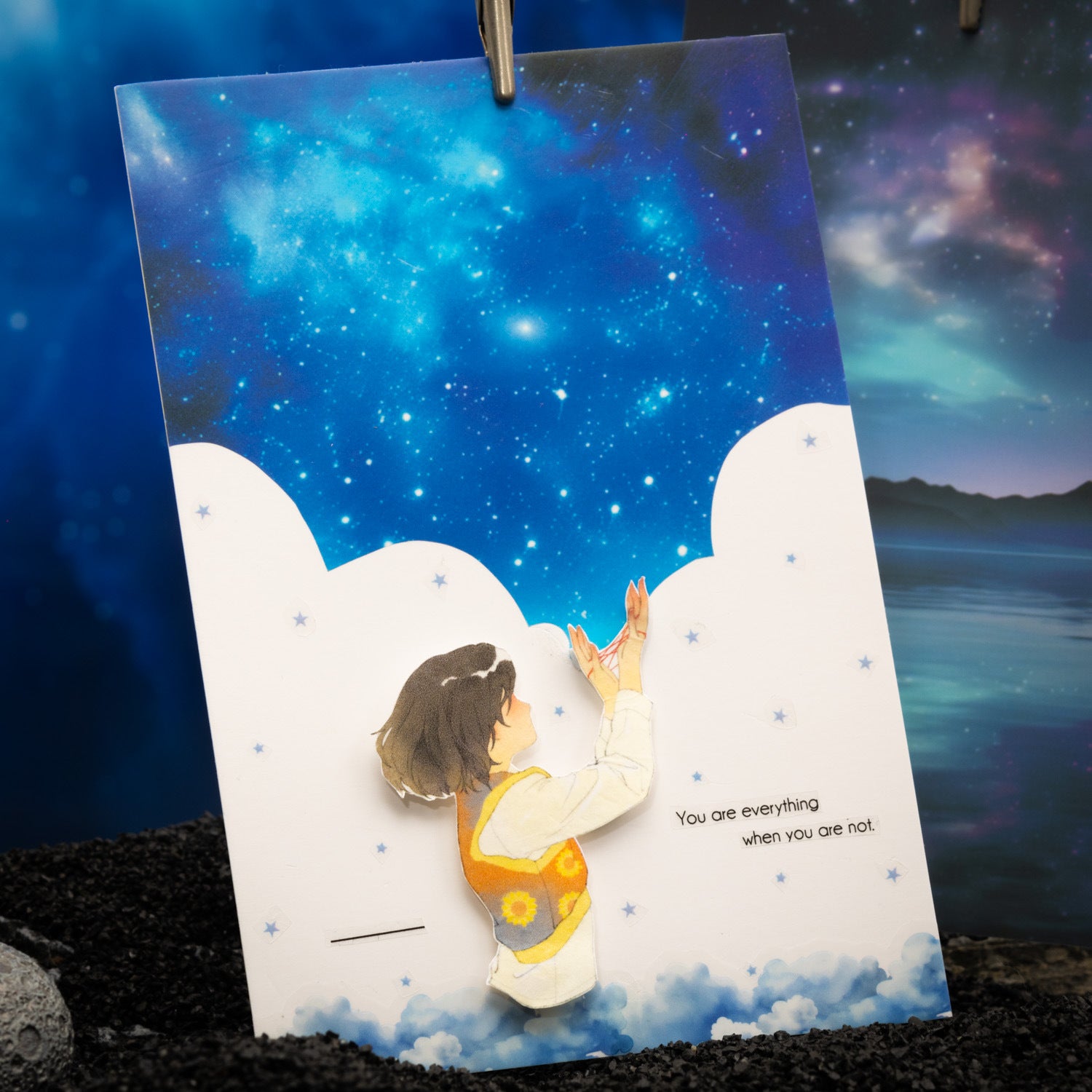 Obujo 10 Sheets Aurora Galexy Theme PET Stickers ZMXH are perfect for ...