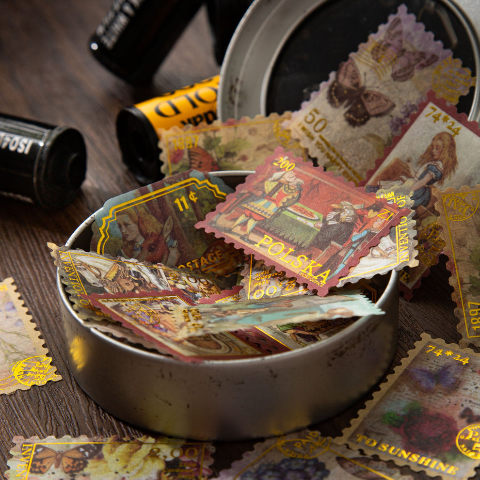 40 Pcs Postage Stamp Stickers YPXS – OBUJO