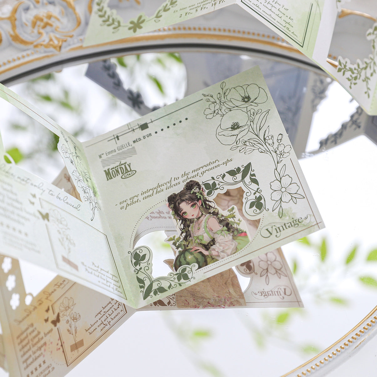 Obujo 10-Sheets-Cutout-Notepad-Paper-QGLY are perfect for scrapbooking ...
