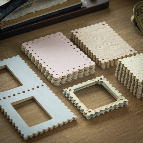 Obujo 24 Pcs Postage Stamp Scrapbook Paper WRDX are perfect for ...