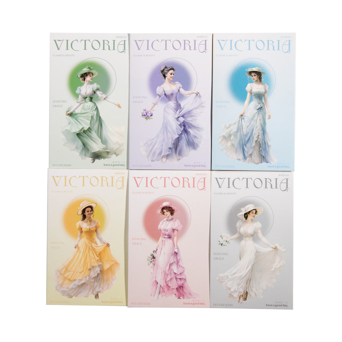 Obujo 30 Pcs PET Vintage Lady Stickers GDJR are perfect for ...