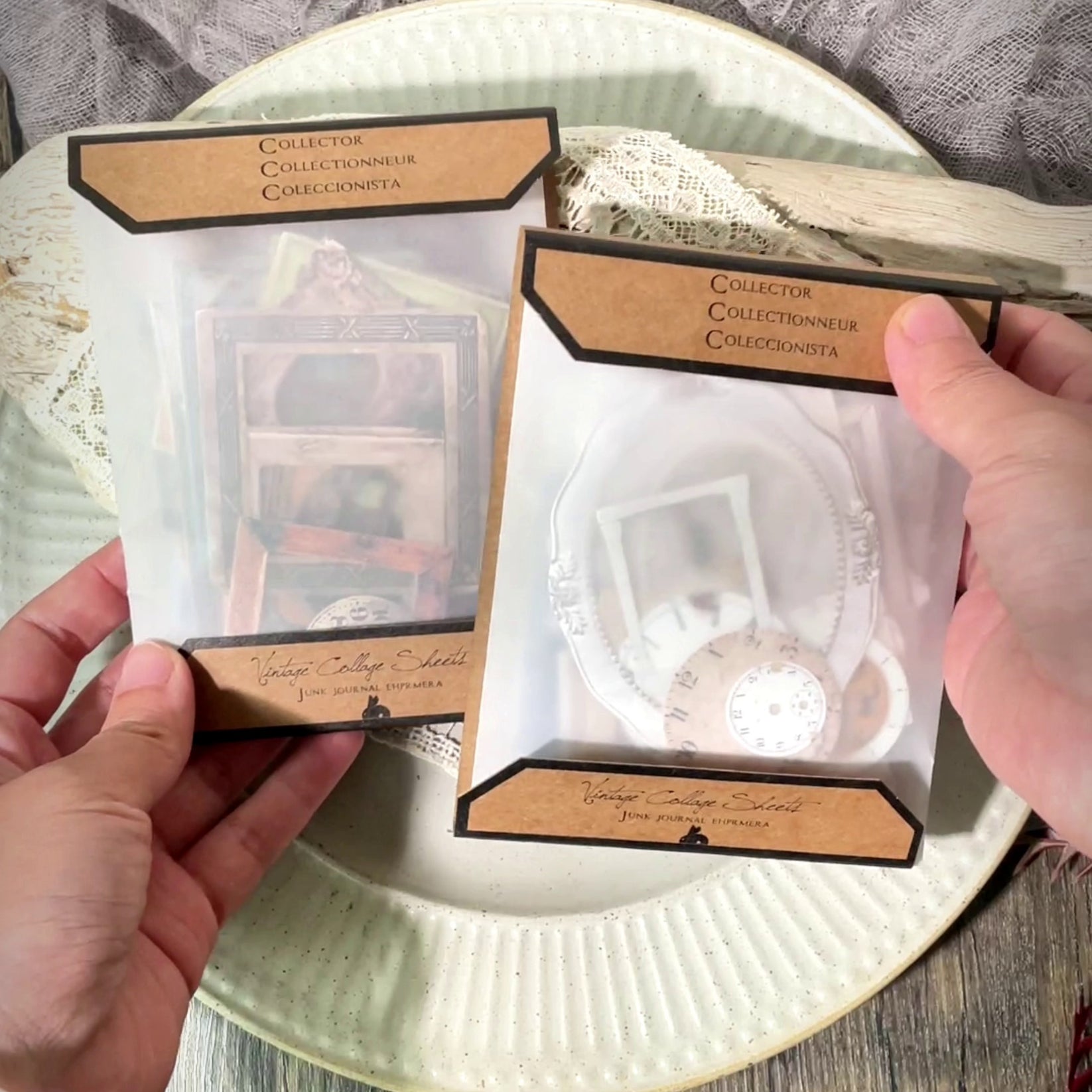 Tozy Frame Paper for Junk Journal Scrapbooking – OBUJO