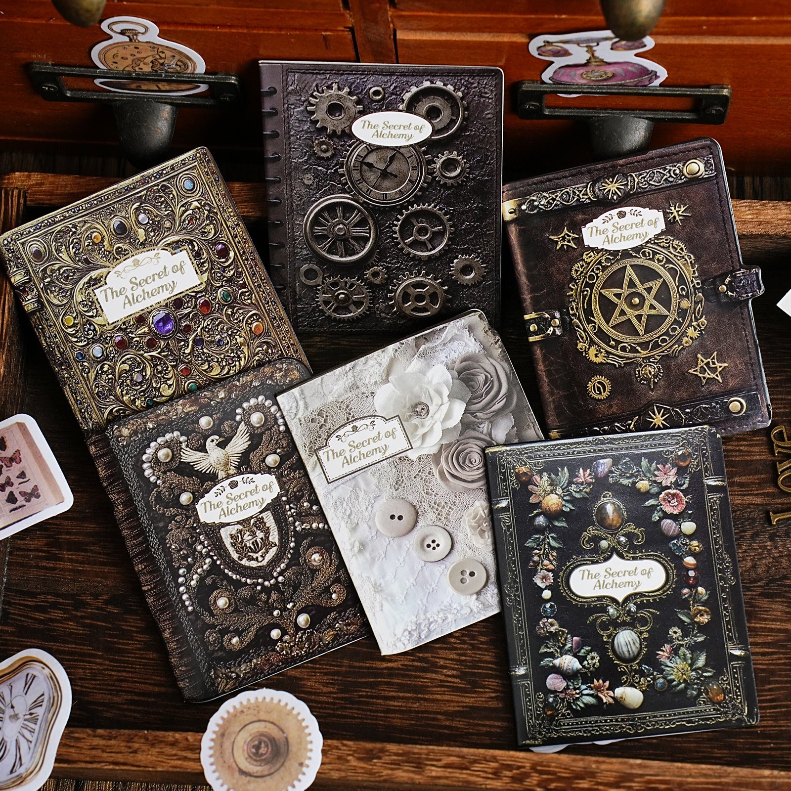 Obujo 50 Pcs Vintage Gadgets Stickers LJMJ are perfect for scrapbooking ...