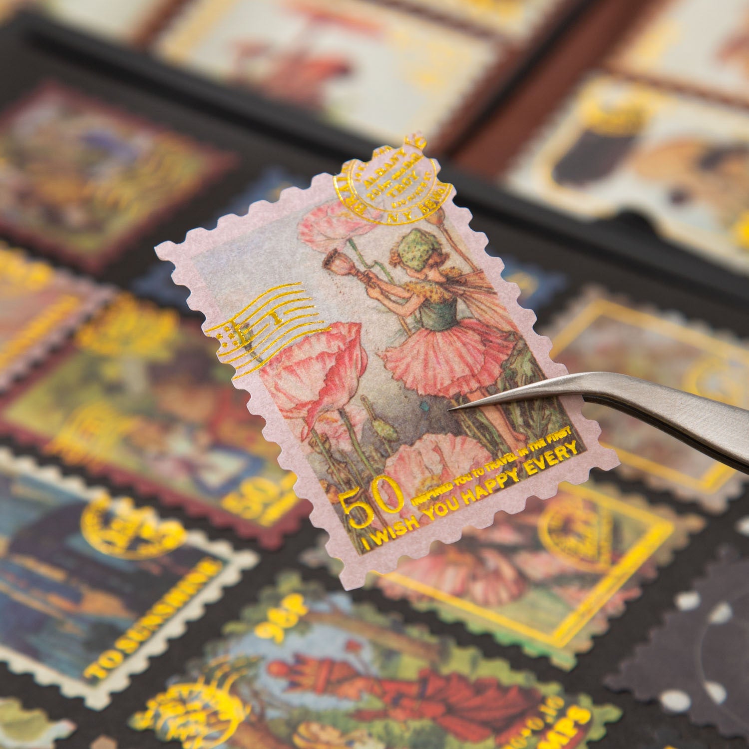 40 Pcs Postage Stamp Stickers YPXS – OBUJO