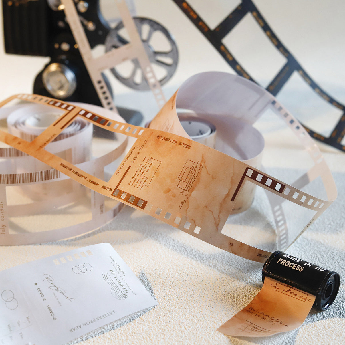 Obujo 1 Roll Die-cut Film Theme Tape MHJJJ are perfect for scrapbooking ...