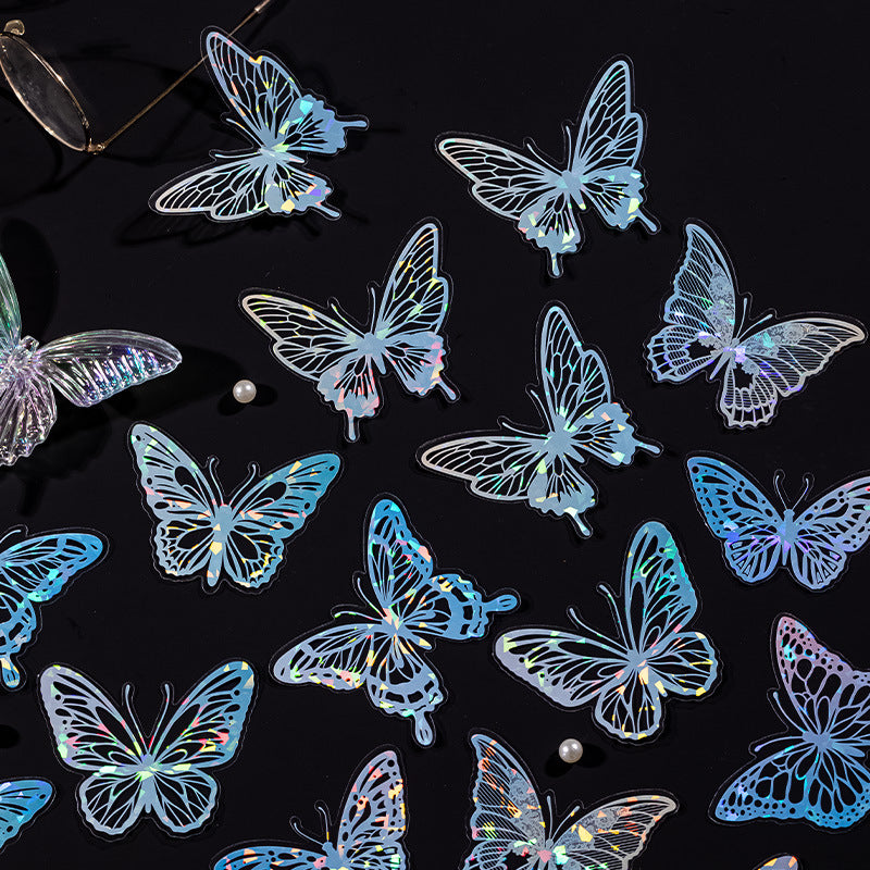 Obujo 20 Pcs PET Butterfly Stickers HDDX are perfect for scrapbooking ...