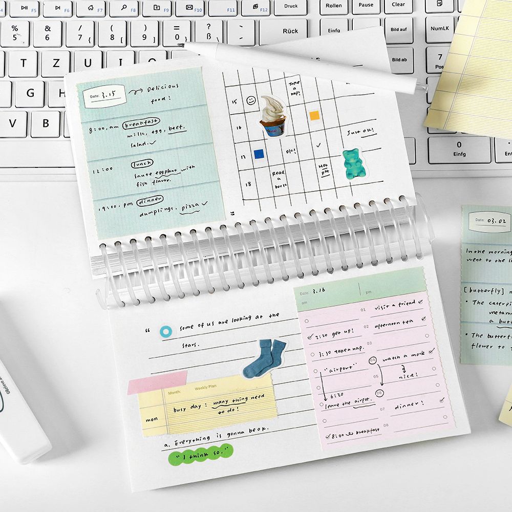 Obujo 80 Pcs Creative Notepad PFJL are perfect for scrapbooking, junk ...