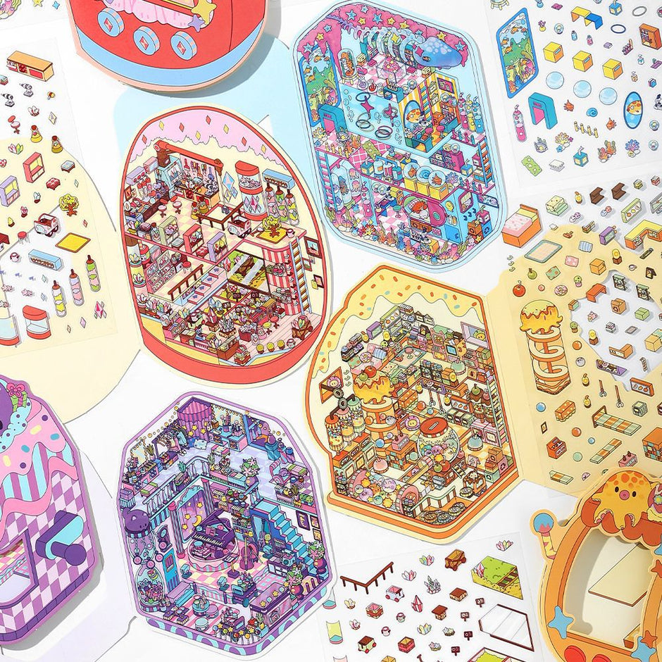 3D Scene Stickers – OBUJO