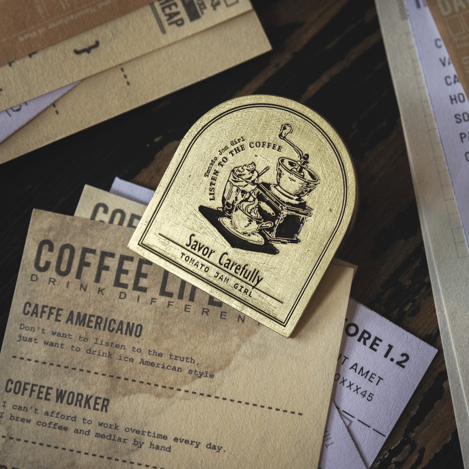 Obujo 1 Pc Coffee Theme Metal Clip TKFS are perfect for scrapbooking ...
