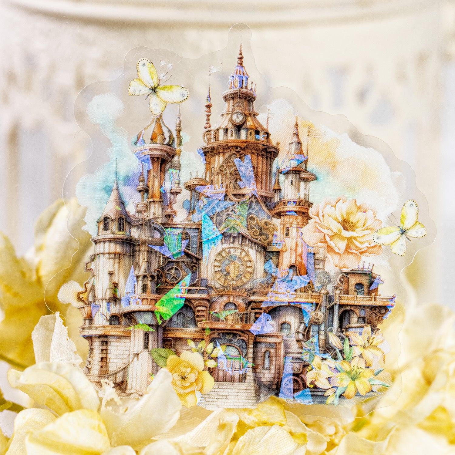 10 Pcs PET Castle Stickers CBHY – OBUJO