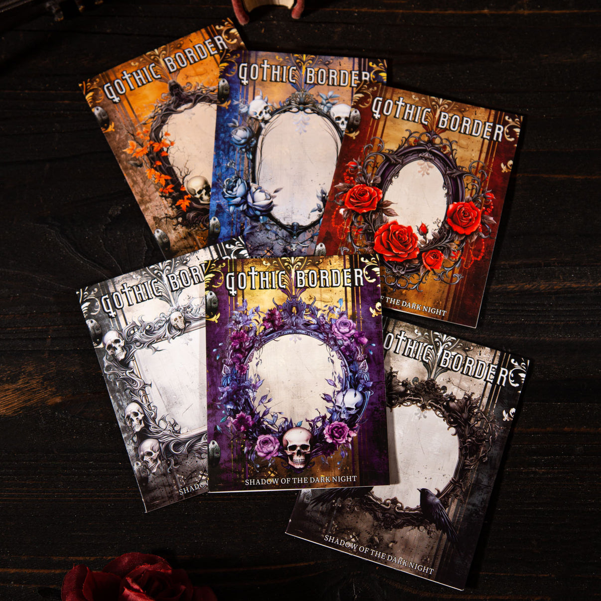 Obujo 30 Pcs Gothic PET Frame Stickers AYZY are perfect for ...