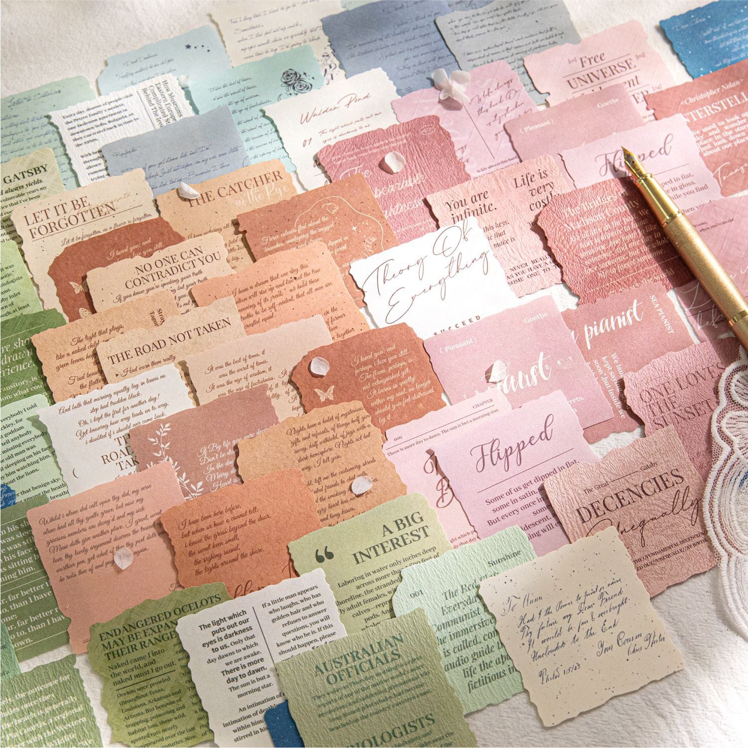 Obujo 15 Sheets Poem Scrapbook Paper SXXH are perfect for scrapbooking ...