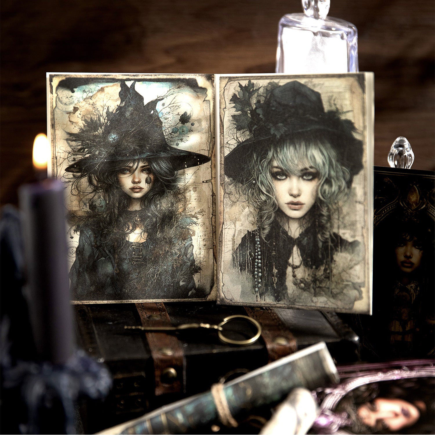 Obujo 30 Pcs Gothic Witchy Scrapbook Paper MFBK are perfect for ...