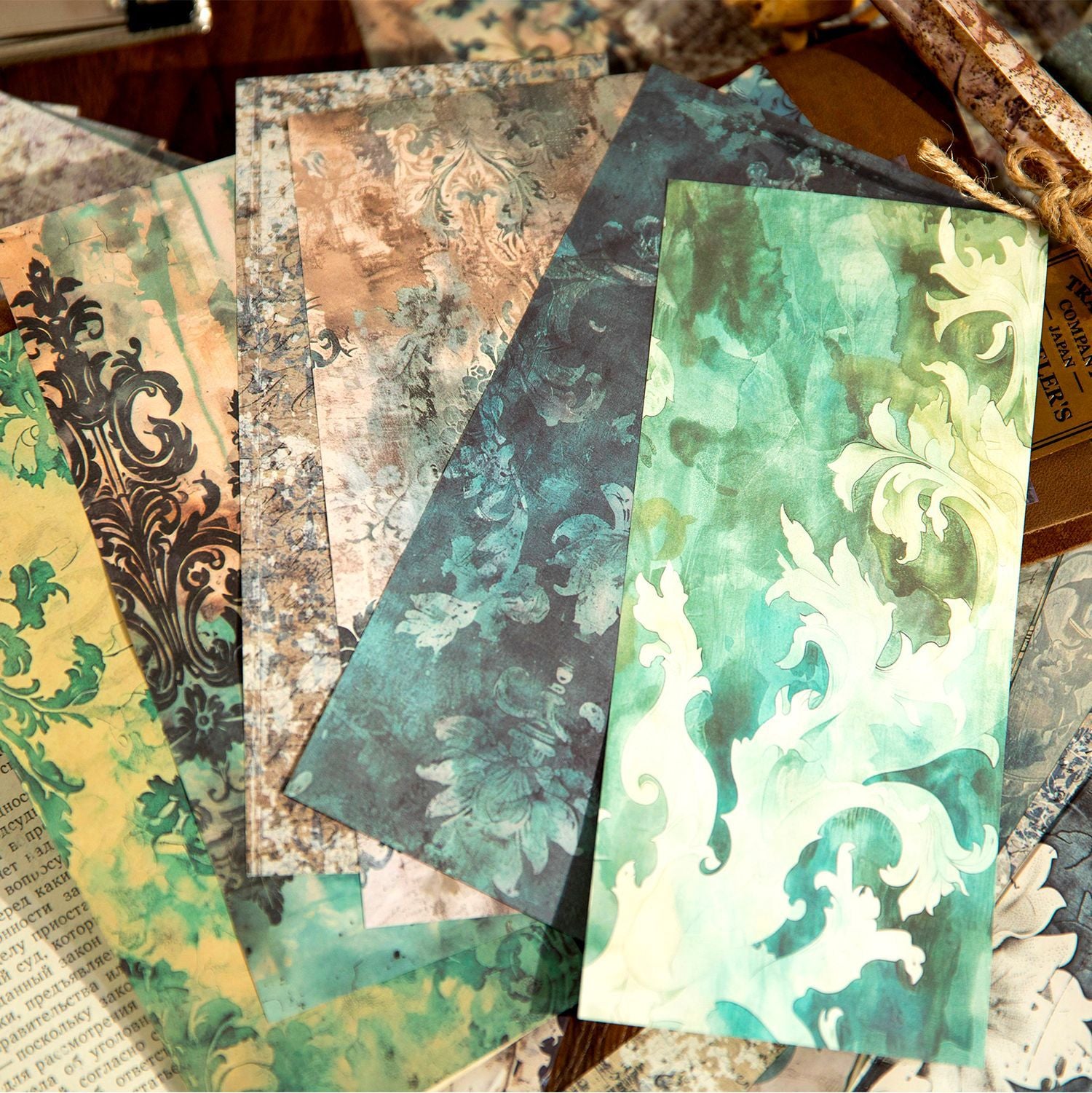 Obujo 24 Pcs Vintage Scrapbook Paper BBSY are perfect for scrapbooking ...