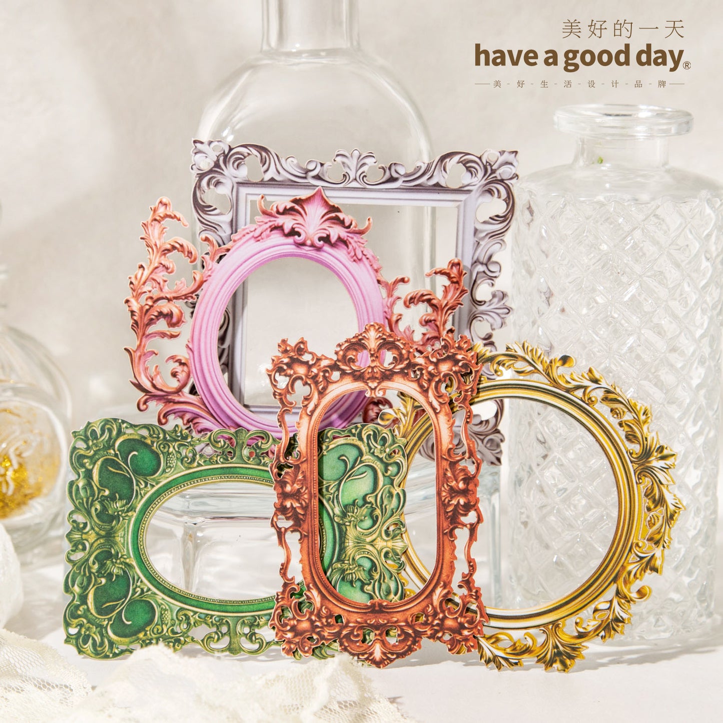 Obujo 10 Pcs Junk Journal Frame Paper BLKXK are perfect for ...