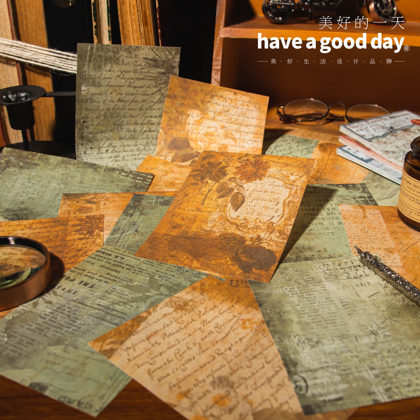 Obujo 30 Pcs Vintage Scrapbook Paper SGXJ are perfect for scrapbooking ...