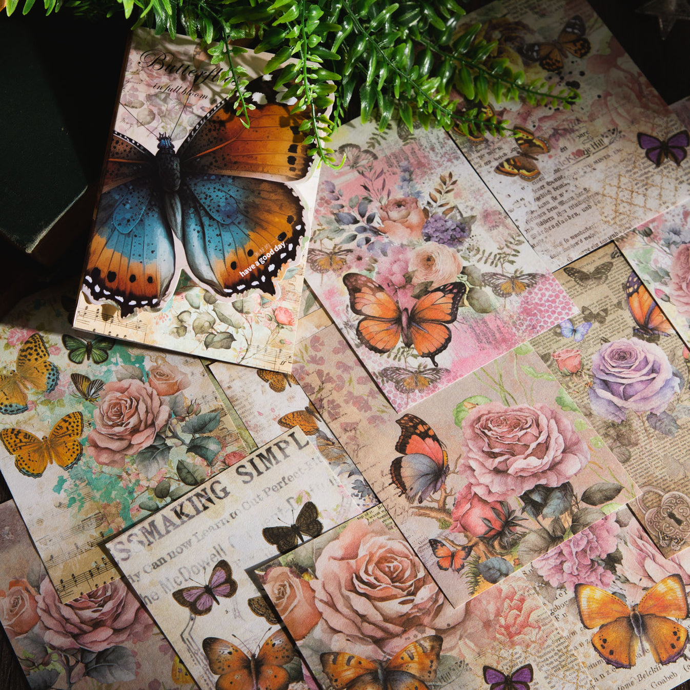 30pcs Scrapbook Paper HDSK are perfect for scrapbooking, junk journal ...
